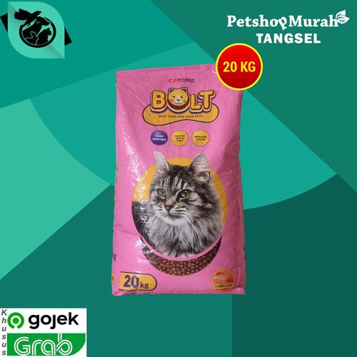 Jual Makanan Kucing BOLT 20kg Cat Food BOLT Karungan 20 Kg Gojek Only ...