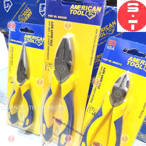 Jual TANG SET X-TRA HEAVY DUTY KOMBINASI LANCIP POTONG 3PCS AMERICAN ...