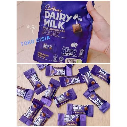 Jual Cadbury Dairy Milk Coklat Mini Bites Sharebag isi 18 - Kab ...