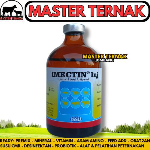 Jual IMECTIN INJ 100ML - Obat Ektoparasit & Endoparasi - Untuk Hewan ...
