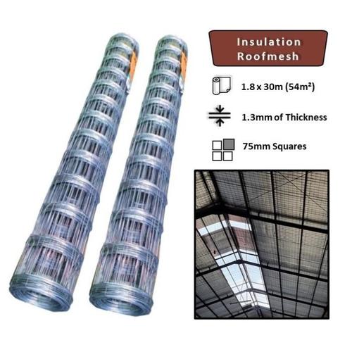 Jual Roofmesh - Kawat Atap pemasangan Insulasi Atap Glasswool Rockwool ...