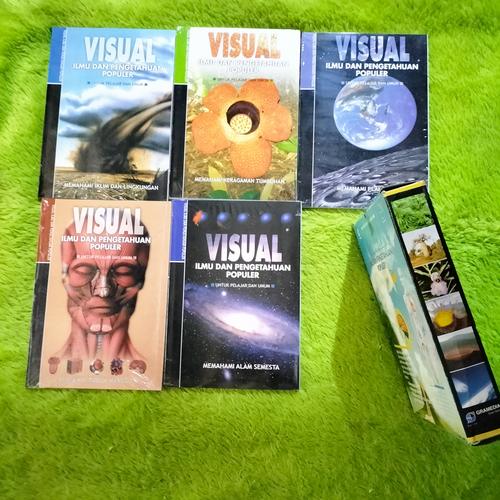 Jual ORIGINAL BUKU 1 SET ISI 5 BUKU VISUAL ILMU DAN PENGETAHUAN POPULER ...