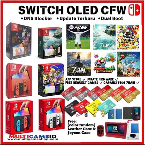 Promo Switch Oled Console CFW +Games - White, SD Ultra 256 Cicil 0% 3x - Jakarta Utara - Multi ...
