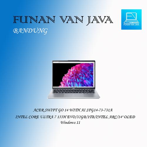 Jual ACER SWIFT GO 14 WITH AI SFG14-73-731A 14" OLED INTEL CORE ULTRA 7 155H EVO RAM 32GB ...