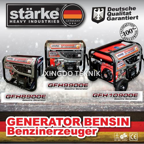 Promo Mesin Genset Bensin 5500 Watt Generator set STARKE GFH8900E GFH ...