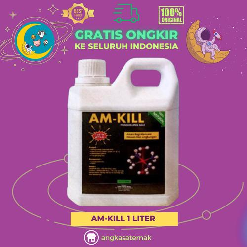 Jual AMKILL 1 LITER AM KILL - Penghilang Bau Amonia Ayam Broiler Petelur Bebek Puyuh - Kota ...