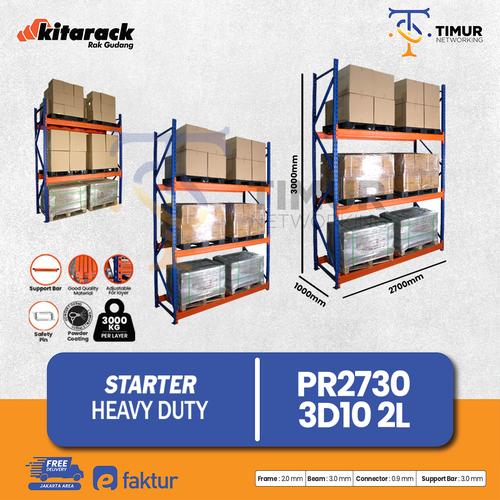 Jual KITARACK Rak Palet 3 TON Pallet Rack Heavy Duty Panjang 2.7 Meter ...