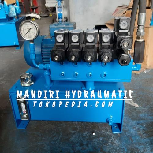 Jual Power Pack Hydraulic Tangki 60 Liter Electrik 4 Control Selenoid ...