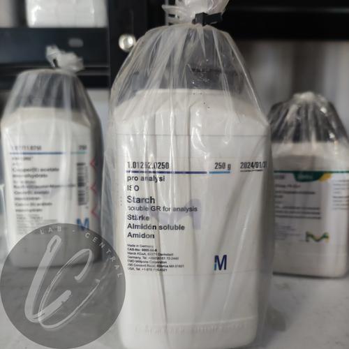 Promo STARCH / Soluble Pro Analysis Merck 101252 / AMILUM 250Gram Pro ...