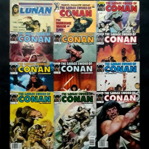 Jual PAKET KOLEKSI 26 KOMIK SERI THE SAVAGE SWORD OF CONAN THE BARBARIAN (ENGLISH)/STAN LEE ...