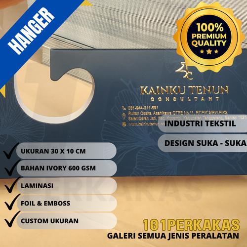 Jual [ Min. Order 500 pcs ] Gantungan Sampel Kain warna ( Hanger Sampel ...