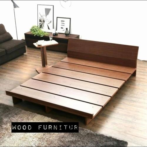 Jual custom order dipan tempat tidur minimalis kayu solid 160x200 dan ...
