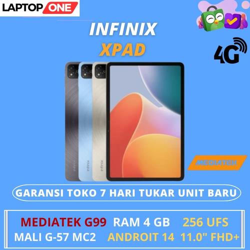 Promo INFINIX XPAD 4GB 256GB STELLAR GREY/GOLD - STELLAR GREY UNIT ONLY ...