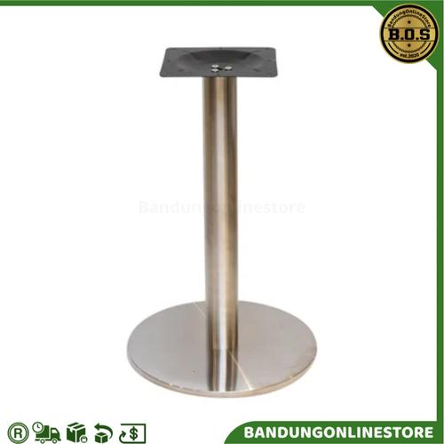 Jual Kaki Meja Bulat Stainless Steel Silver Informa Tiang Meja Ebina ...