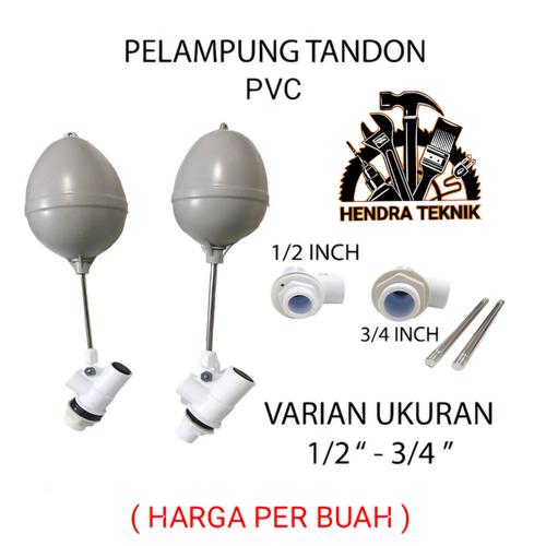 Jual PELAMPUNG TANDON PVC 1/2 3/4 INCI PELAMPUNG BOLA PLASTIK 1/2" 3/4 ...