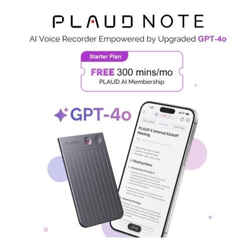 Jual PLAUD NOTE AI Voice Recorder Empowered by ChatGPT Bahasa Support - Jakarta Pusat ...