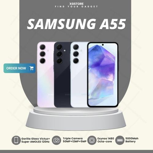 Jual Samsung A55 5G 8/256Gb New Garansi Resmi - Ice Blue - Kota Malang ...