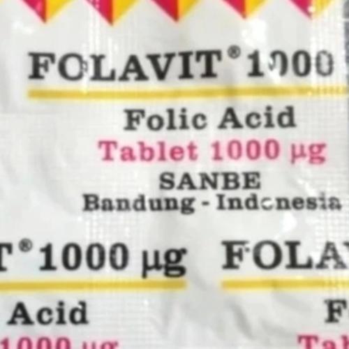 Jual Folavit suplemen asam folat vitamin b9 potongan - Jakarta Selatan ...