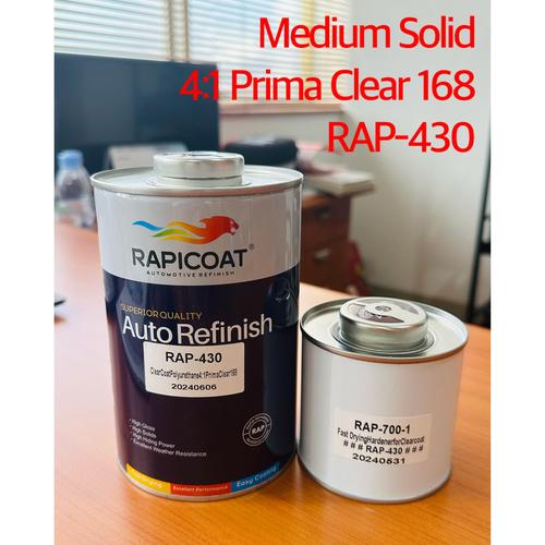 Jual Clear Coat Polyurethane Rapicoat 4:1 #RAP-430 Prima Clear 168 ...