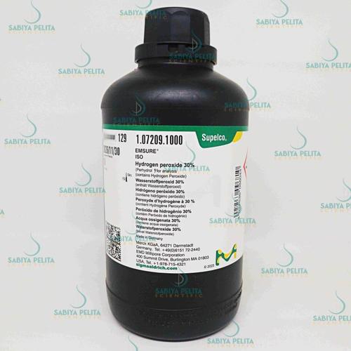 Jual Hydrogen peroxide 30% MERCK 1.07209.1000/ Repacking per ml - Kota ...