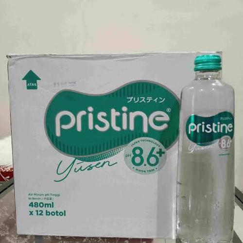 Jual Pristine Yusen Natural Water Botol kaca 480ml x 12 - Kota Surabaya ...
