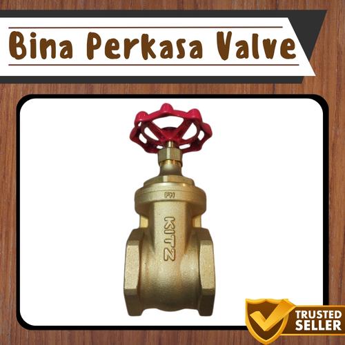 Jual Gate Valve Kitz Kuningan / Gate Valve Kitz Brass Original - 2 ...