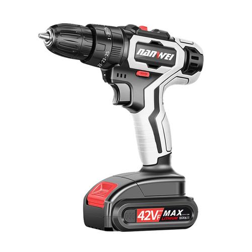 Jual Bor Listrik Bor Tanpa kabel 21V NANWEI Set Lengkap Mata Bor ...