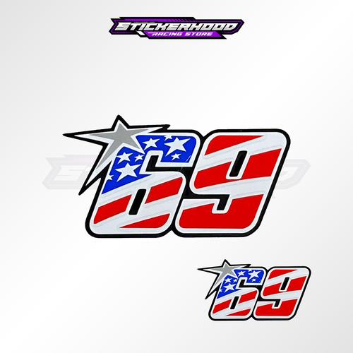 Promo STICKER STIKER 69 NICKY HAYDEN LOGO - KECIL - Kab. Bandung ...