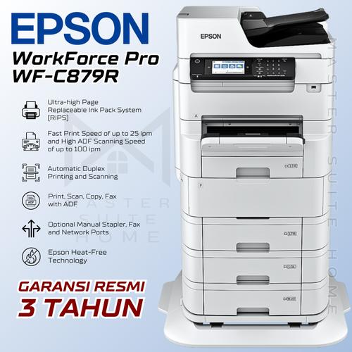 Promo Mesin Fotocopy Scanner Printer All in One | EPSON WorkForce Pro WF-C879R - A3 Colour ...
