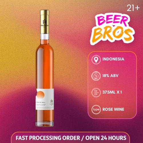 Jual Hatten Pino De Bali Sweet Fortified Wine 375ml (Ice Wine ...