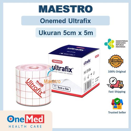 Jual Ultrafix Onemed 5cm x 5m 5x5 Plester Luka Non Woven 5 cm x 5 meter ...