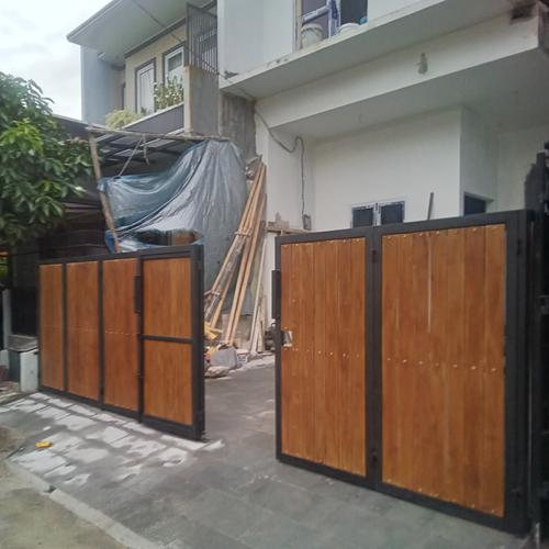 Jual pagar besi galvanis lipat dorong grc - Kota Tangerang Selatan ...