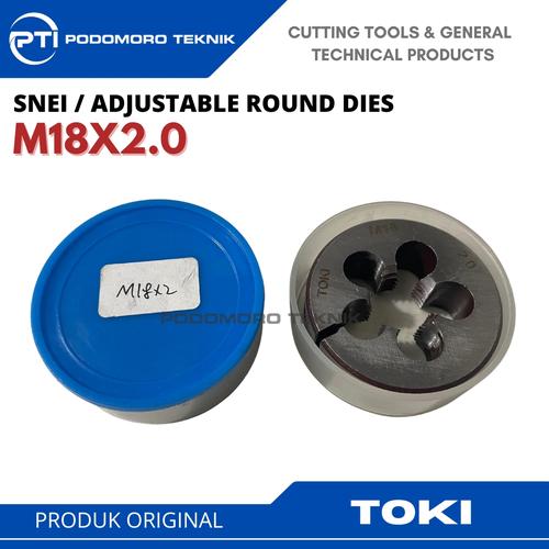 Jual Snei M18X2.0 Round Dies M18 x 2.0 Mata Senai Snay Drat Ulir Baut ...