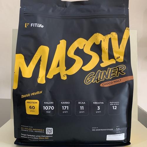 Jual Fitlife MASSIV Gainer 5 Lbs Mass Gainer 5lb - Kota Pekanbaru - Fit ...