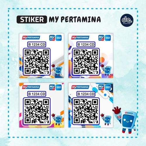 Jual Cetak Stiker Barcode My Pertamina Tangki Mobil - Kota Tangerang Selatan - Desain_Cetak ...