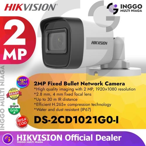 Jual HIKVISION DS-2CD1021G0-I 2MP IP CAMERA BULLET CAMERA - Jakarta ...