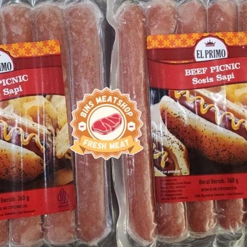 Jual El Primo Beef Picnic Sausage 360 gr - Jakarta Timur - BINS ...