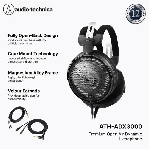 Jual Audio-Technica ATH-ADX3000 ADX 3000 Open-Air Dynamic Headphones ...