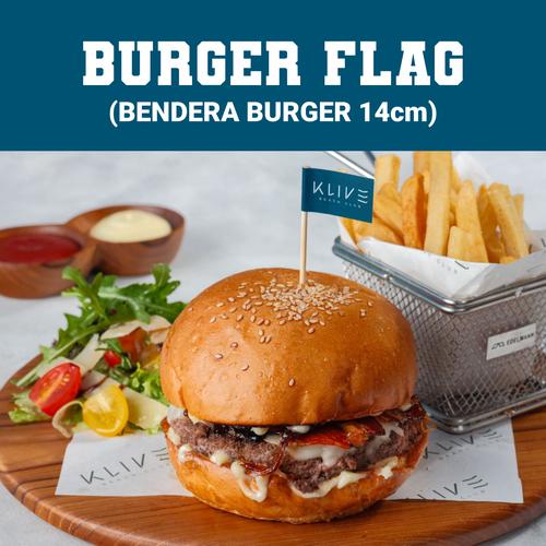Jual Bendera Burger custom / Bendera tusuk gigi custom / Burger flag ...