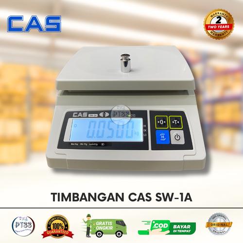 Jual Timbangan Digital CAS SW-1A 3Kg, 6Kg, 15Kg, 30Kg / Timbangan Dapur Walet CAS SW-1A ...