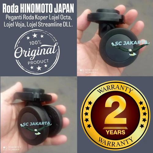 Jual Roda Pengganti Koper Lojel, Roda Double Hinomoto Japan Original ...