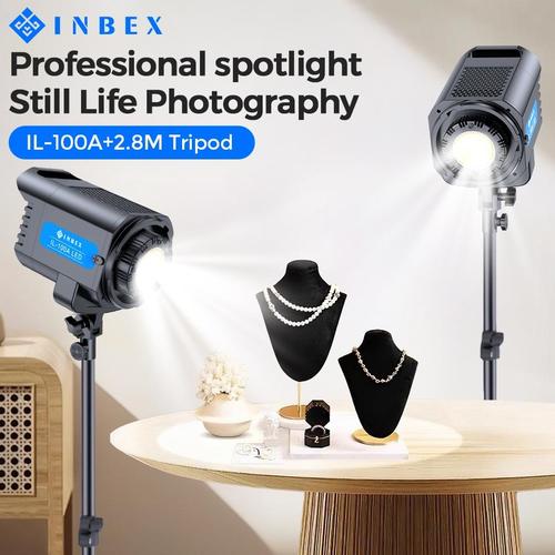 Jual INBEX IL-100A Video Light 100W Lampu+2.8M Tripod For Studio ...