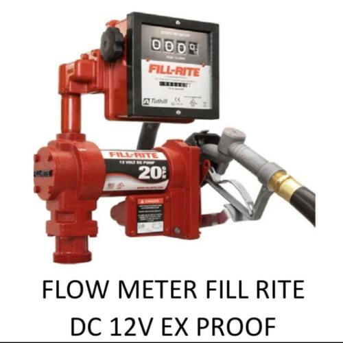 Jual Pompa Transfer Bensin DC 12volt Explosion Proof Flow Meter Fil ...