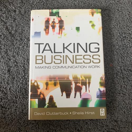 Jual TALKING BUSINESS - MAKING COMMUNICATION WORK by DAVID CLUTTERBUCK ...