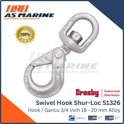 Promo Hook Swievel / Swivel Shur Loc CROSBY USA S1326 3/4 Inch Cicil 0% ...
