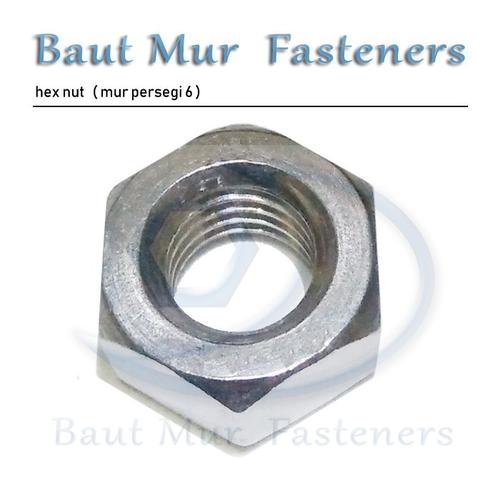 Jual mur m8 / mur galvanis m8 hexagonal / nut m8 / 100pcs - Jakarta ...