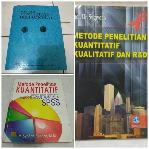 Jual Metode penelitian kuantitatif dan R&D Asas asas penelitian ...