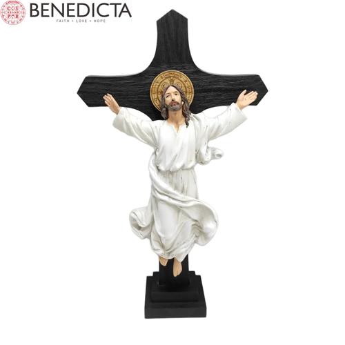 Jual SALIB BENEDICTUS HE IS RISEN ZIBORI W/STAND - SALIB KATOLIK ...