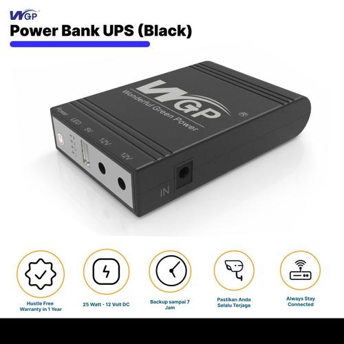 Promo WGP Mini UPS Travel Adaptor Untuk Backup CCTV Modem Router ...