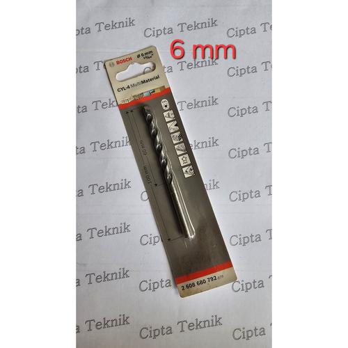 Jual Mata Bor Multi Material Bosch Asli 6 mm CYL-4 Multipurpose 6mm ...